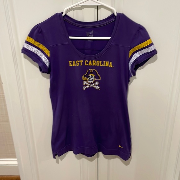 Nike | Tops | Nike Ecu East Carolina Univ Purple Tshirt Small | Poshmark